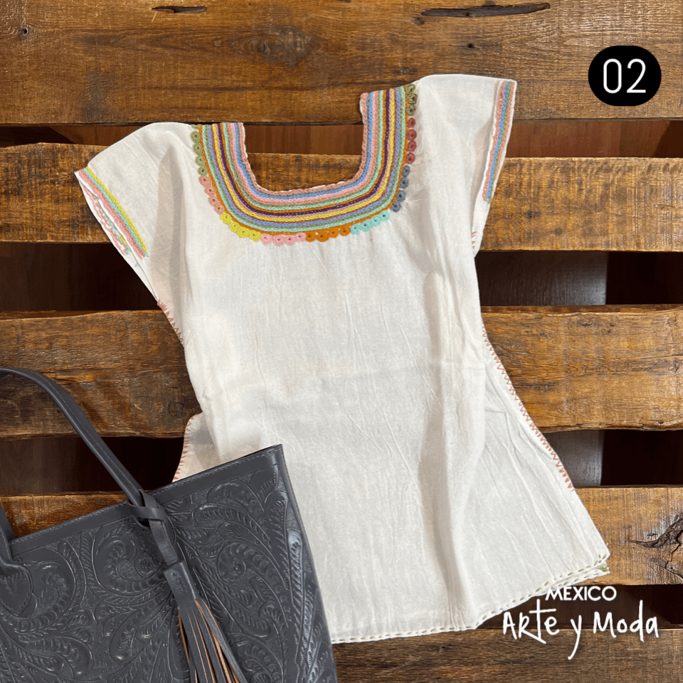 Blusa Chamula Sencilla – Mexico Arte y Moda